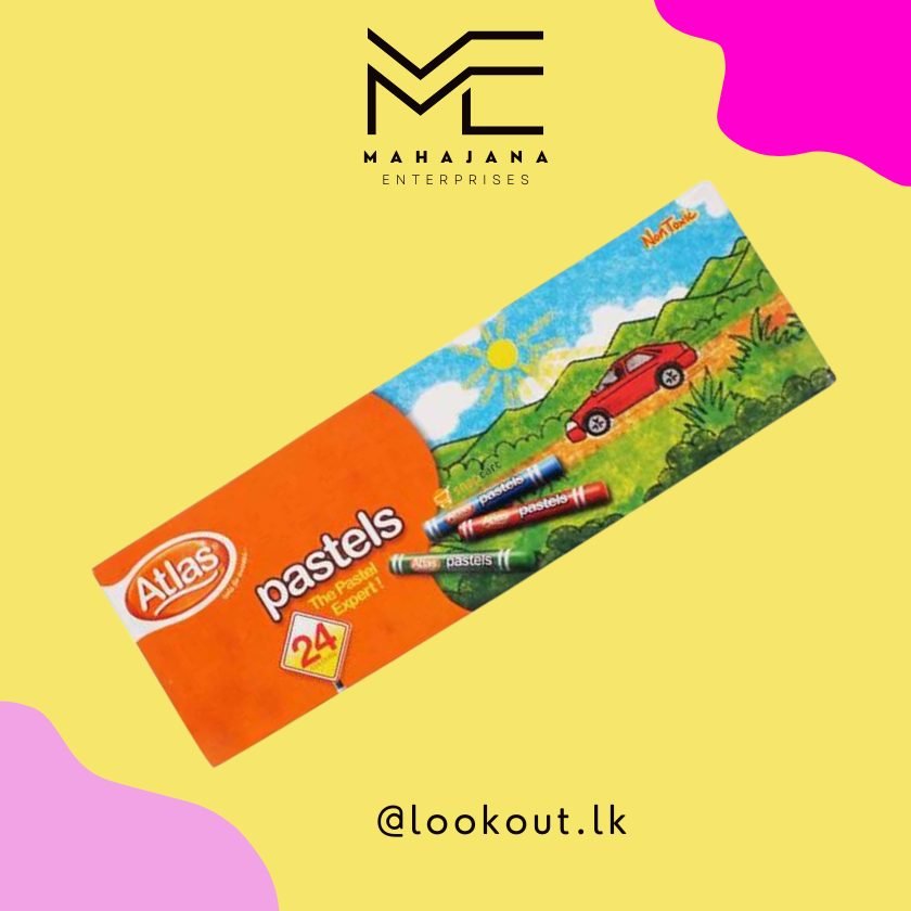 Atlas 24 color Pastel | lookout.lk